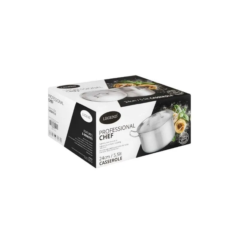 Legend Prof Chef 24cm Casserole | Tafelberg Furnishers