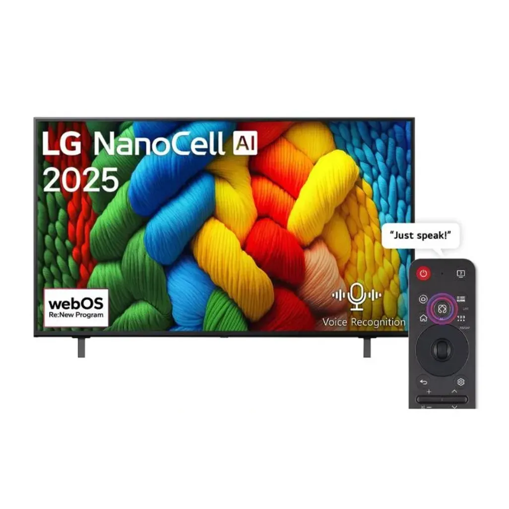 LG 65 Inch NanoCell 4K UHD Smart TV 65NANO80A6A | Tafelberg Furnishers