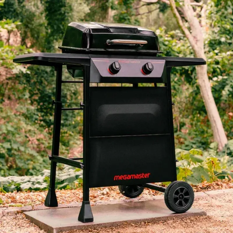 Megamaster Inferno Series 2 Burner Patio Gas Braai | Tafelberg Furnishers