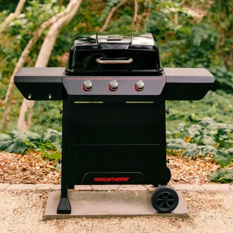 Megamaster Inferno Series 3 Burner Patio Gas Braai | Tafelberg Furnishers