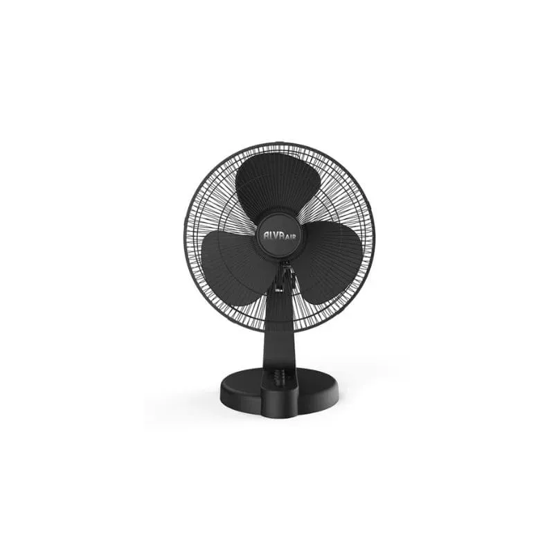 Alva Air 30cm Black Plastic Desk Fan | Tafelberg Furnishers