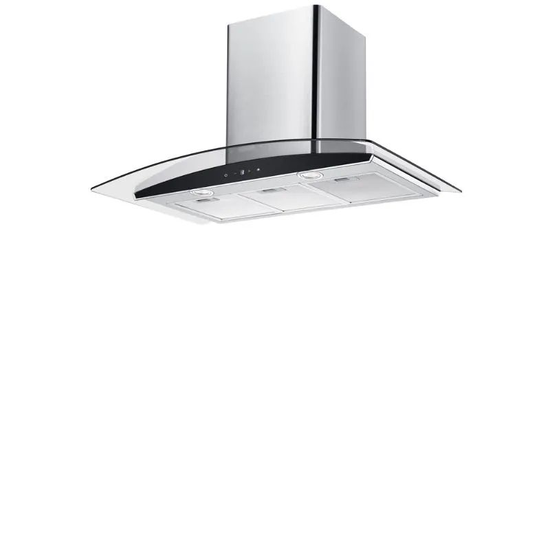 Falco 90cm Wall Mount Curved Glass Extractor Fan AR-90-501 | Tafelberg ...