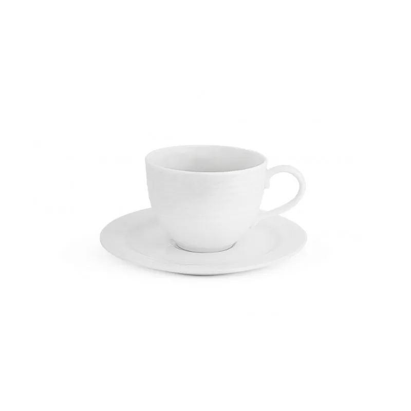 Noritake Arctic White Tea Cup and Saucer Set | Tafelberg Furnishers