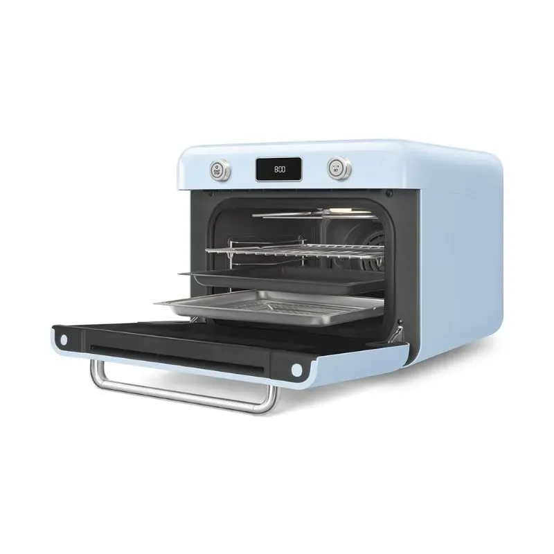 Smeg Retro 30L Pastel Blue Countertop Steam Oven | Tafelberg Furnishers