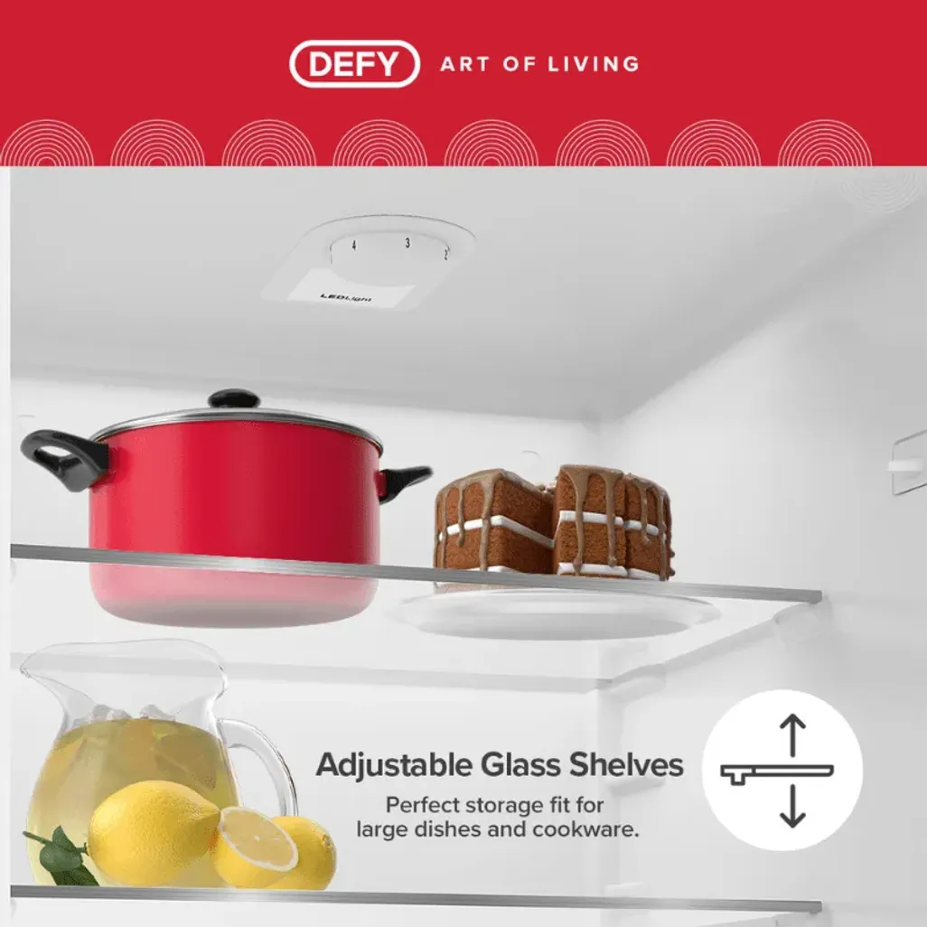 Defy 245L Metallic Bottom Freezer DAC449 | Tafelberg Furnishers