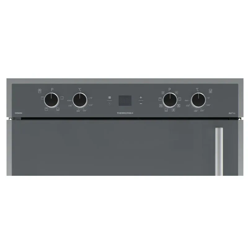 Defy Gemini Thermofan+ Mirror Double Oven DBO768 | Tafelberg Furnishers