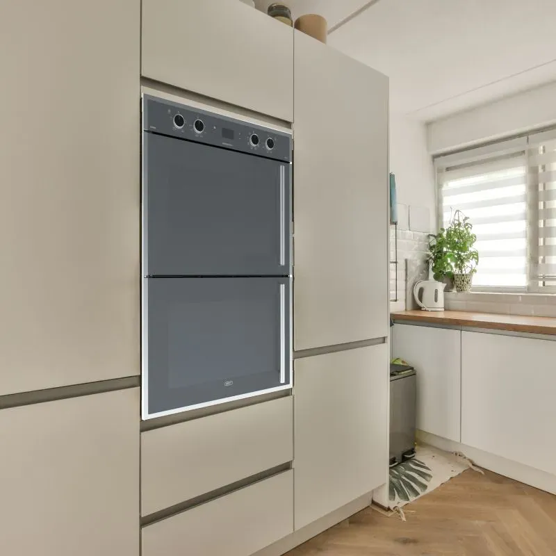 Defy Gemini Thermofan+ Mirror Double Oven DBO768 | Tafelberg Furnishers