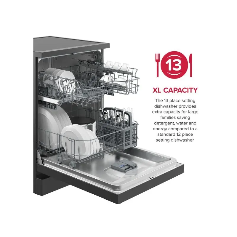 Defy 13 Place Manhattan Grey Dishwasher DDW242 | Tafelberg Furnishers