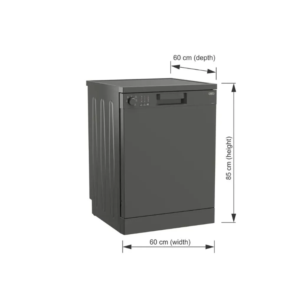 Defy 13 Place Manhattan Grey Dishwasher DDW242 | Tafelberg Furnishers