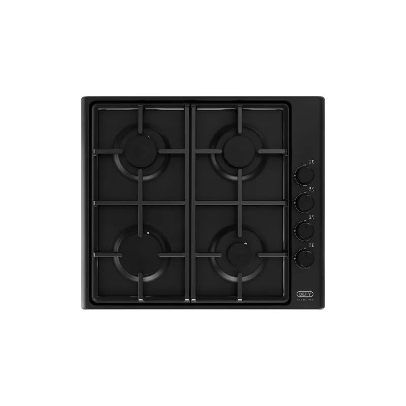 Defy Black Slimline Gas Hob DHG132 | Tafelberg Furnishers