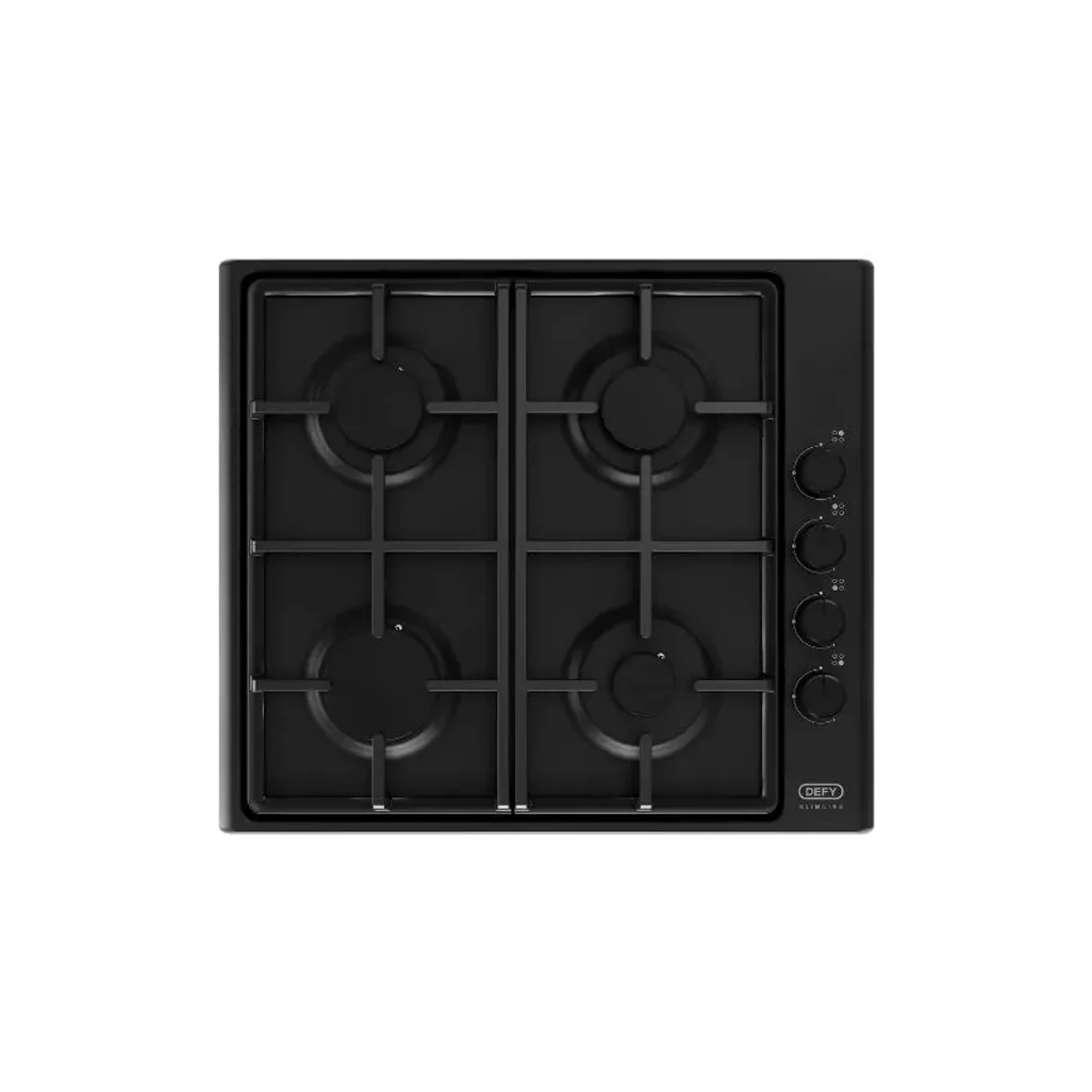 Defy Black Slimline Gas Hob DHG132 | Tafelberg Furnishers