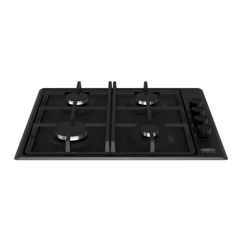 Defy Black Slimline Gas Hob DHG132 | Tafelberg Furnishers