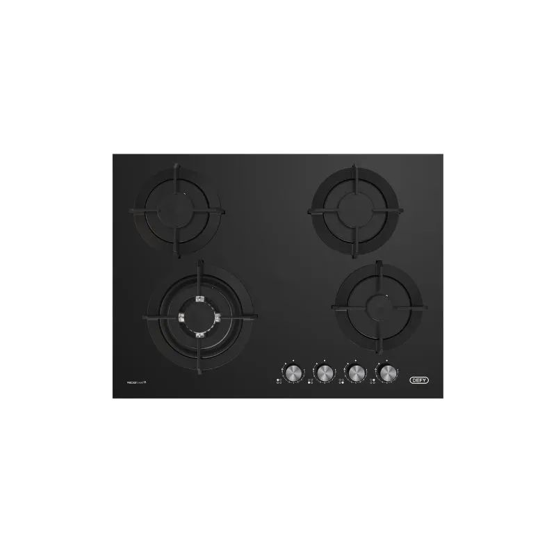 Defy 4 Burner Gemini Gas on Glass Hob DHG701 | Tafelberg Furnishers