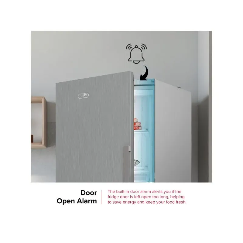 Defy 250L Titanium Inox Upright Freezer DUF250 | Tafelberg Furnishers