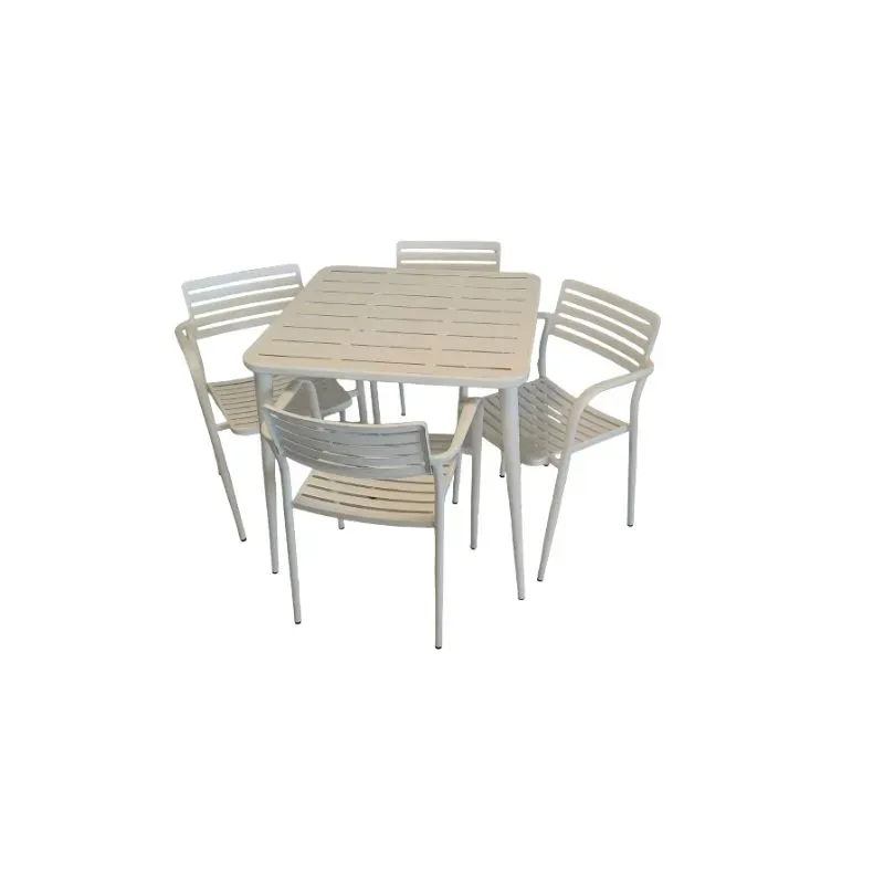 Bermuda 5-Piece White Patio Set | Tafelberg Furnishers