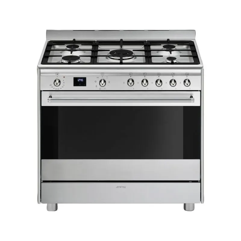 Smeg 90cm Stainless Steel Gas / Electric Cooker SSA91MAX2 | Tafelberg ...