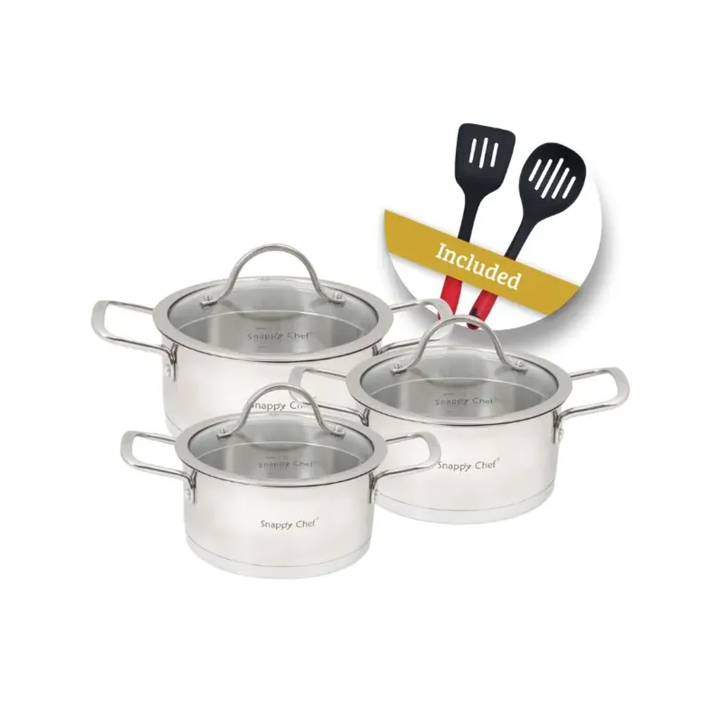 Snappy Chef 6PCE Platinum Cookware Set | Tafelberg Furnishers