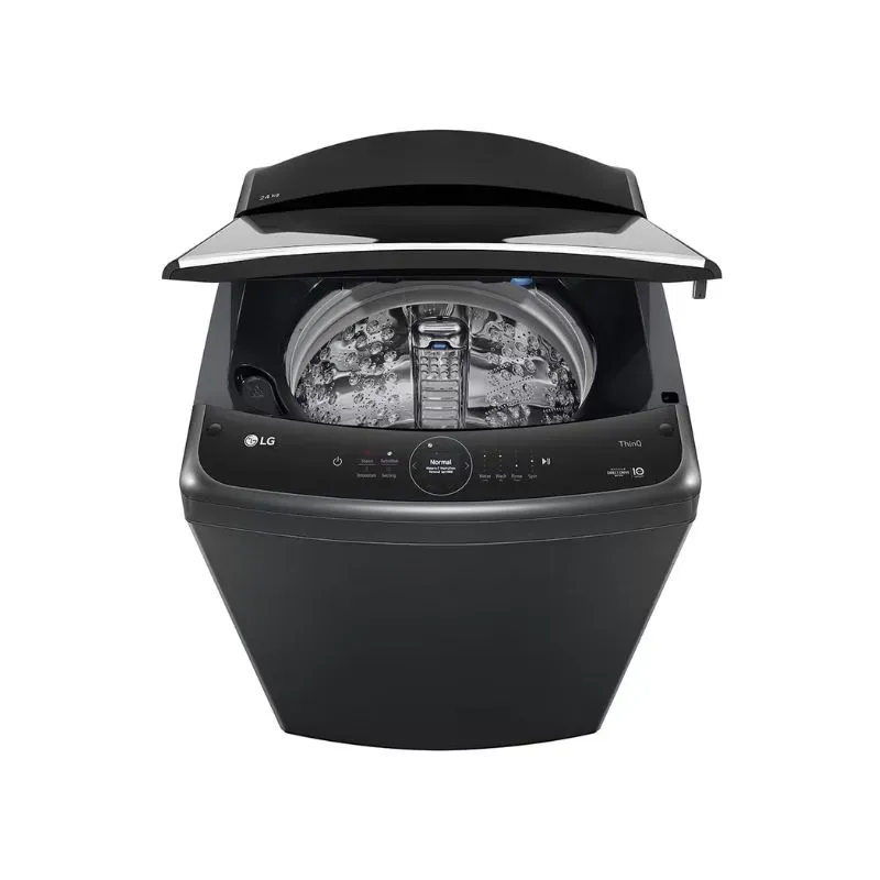 LG 24kg Black Top Loader Washing Machine T24H9EFHSTP | Tafelberg Furnishers